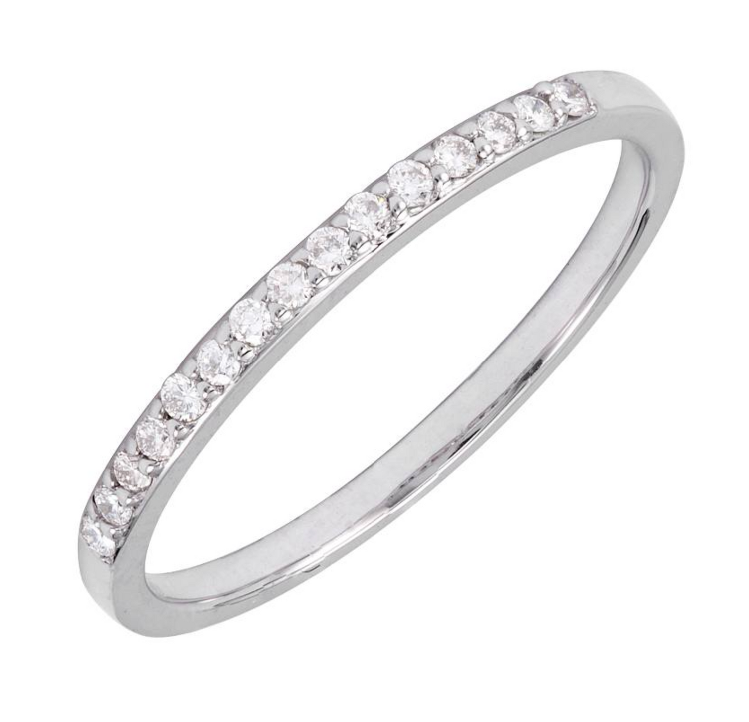 Thin Pavé Wedding Band – Kury Universal